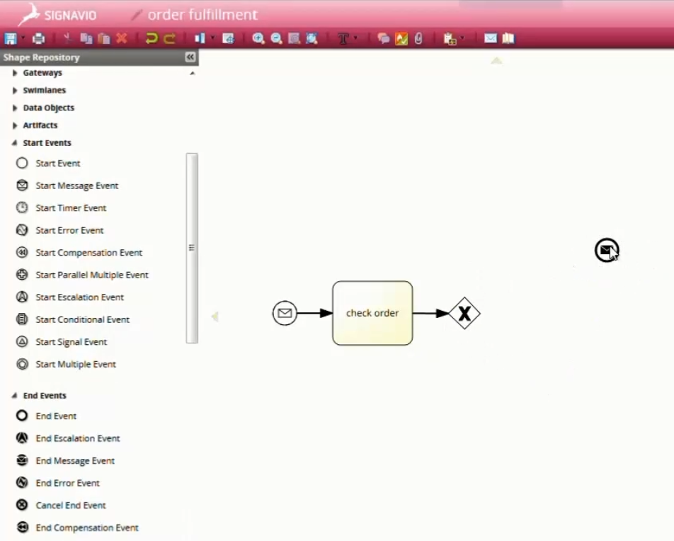 آشنایی با نرم افزار Signavio Process Editor - نرم افزار BPMS جریان
